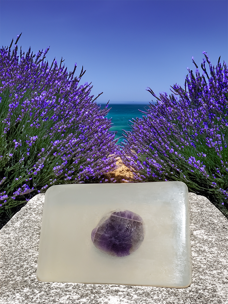 Crown Chakra Soap Bar | Crystal Glycerin, Vegan & Eco-Friendly | Best ...